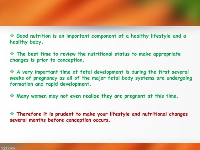 Nutrition In Pregnancy | PPT