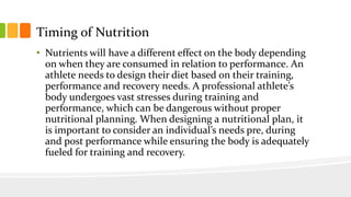Nutrition in Sports unit | PPTX