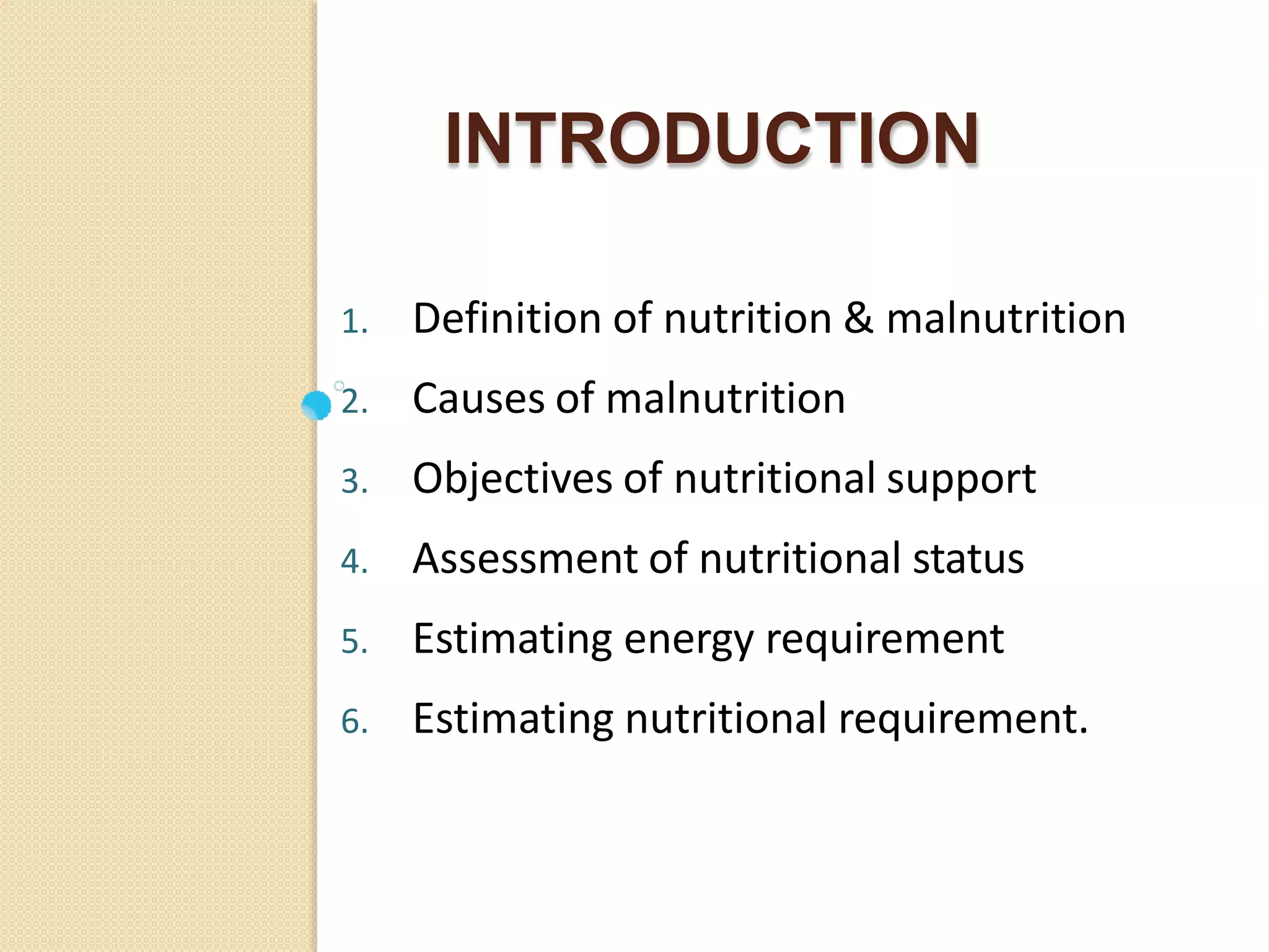 Nutrition in oral surgery | PPTX