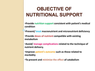 Nutrition in surgery | PPTX