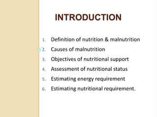 Nutrition in surgery | PPTX