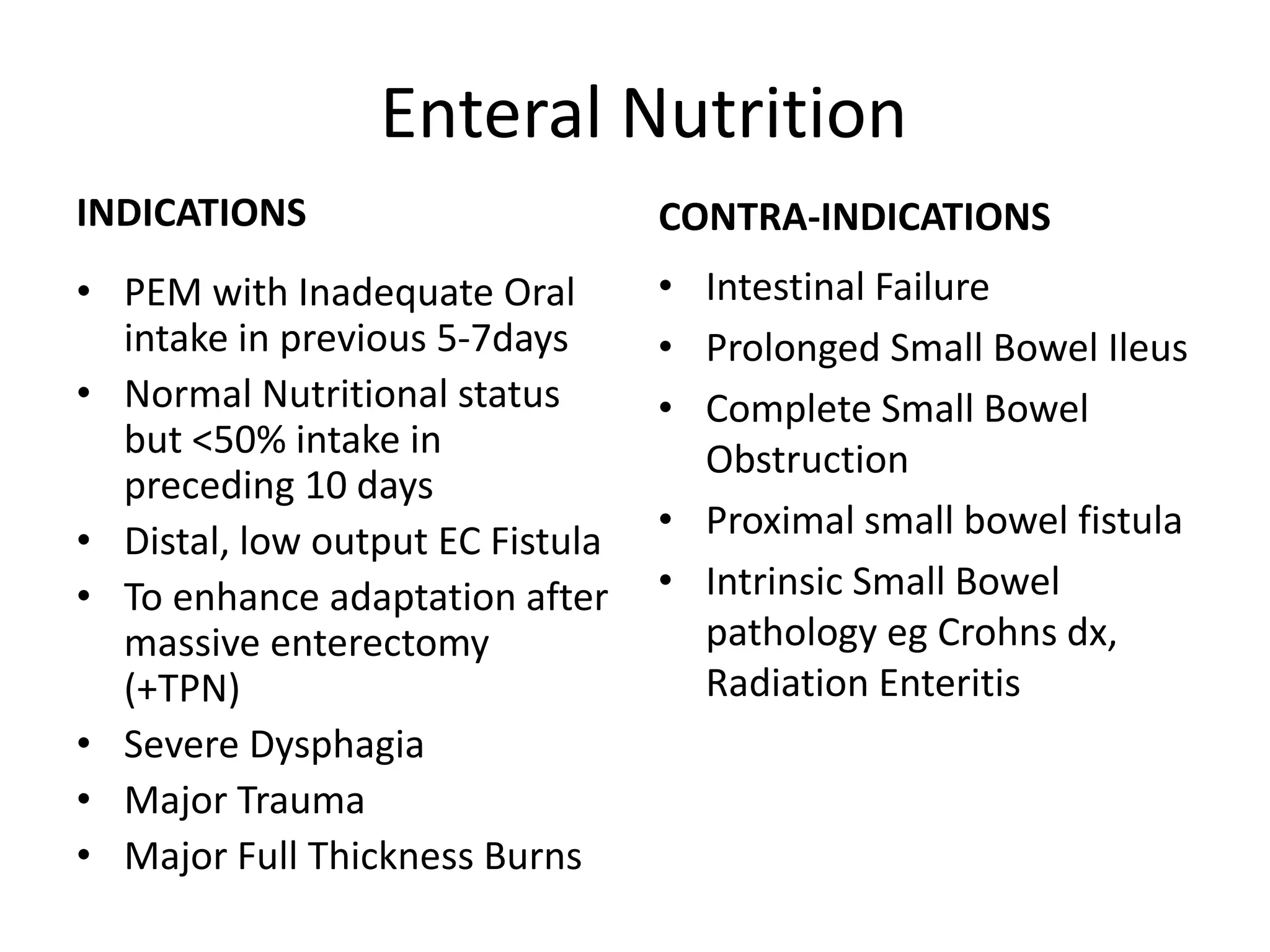 Nutrition in surgery | PPTX