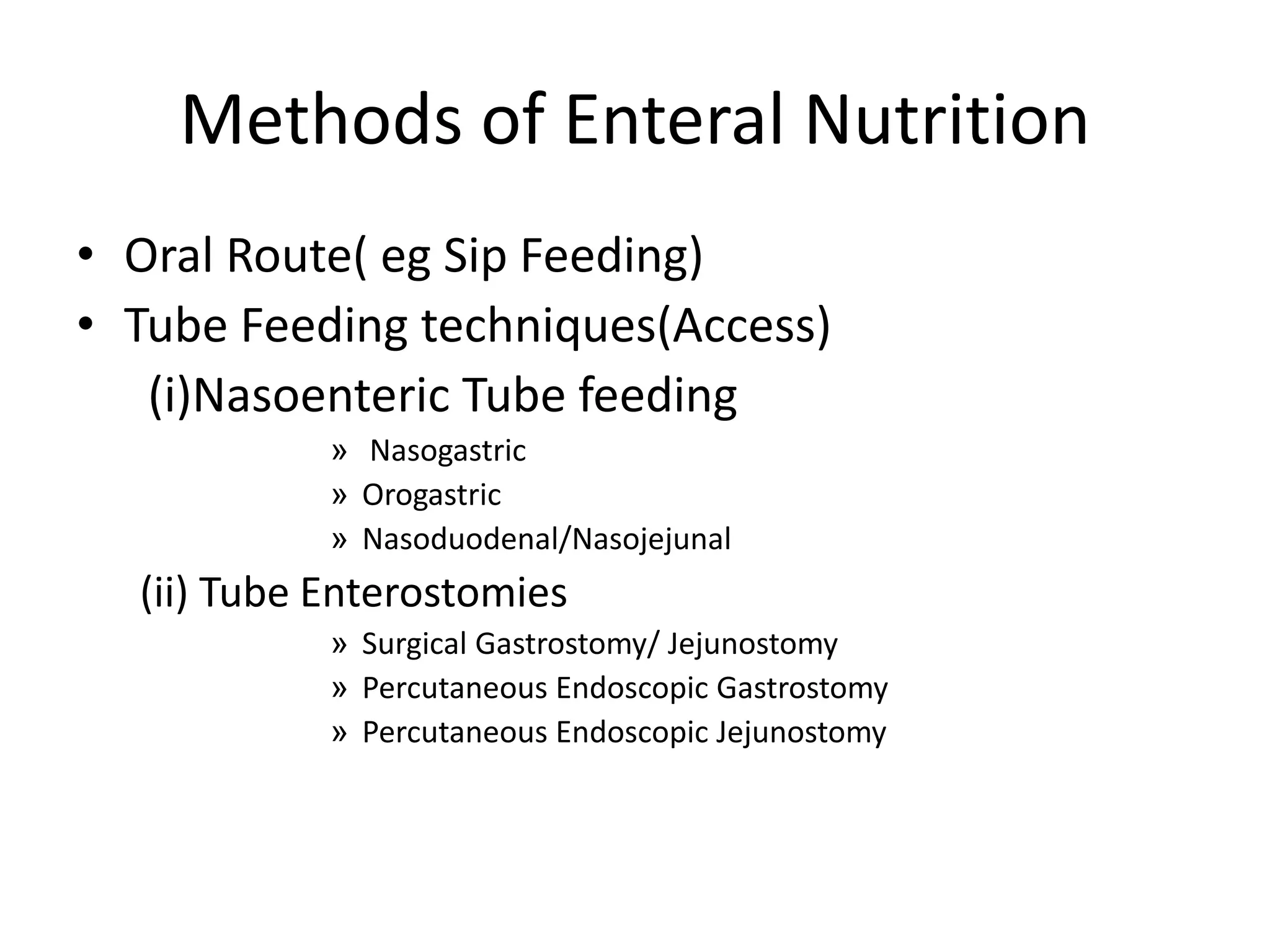 Nutrition in surgery | PPTX