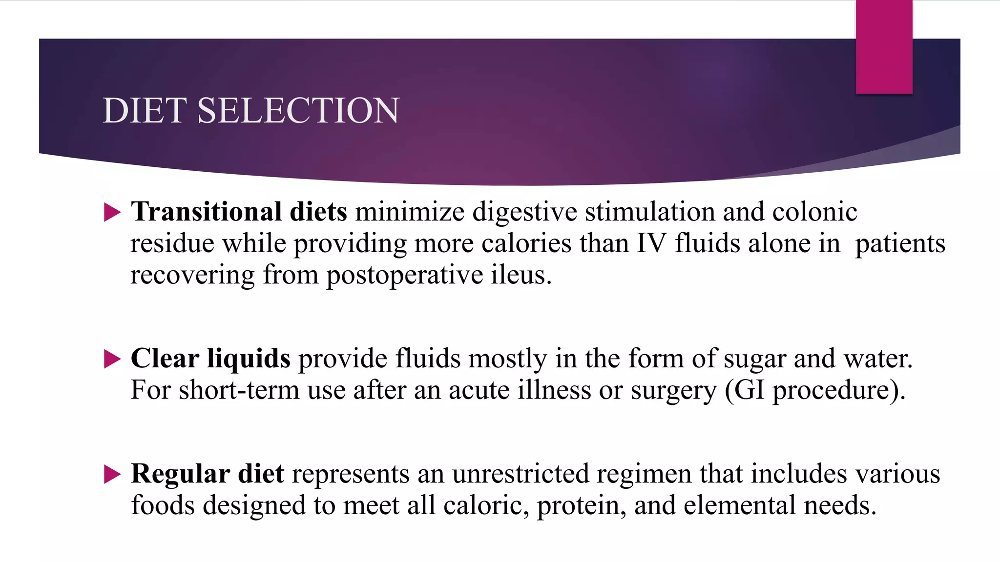 Nutrition in surgical patients | PPTX