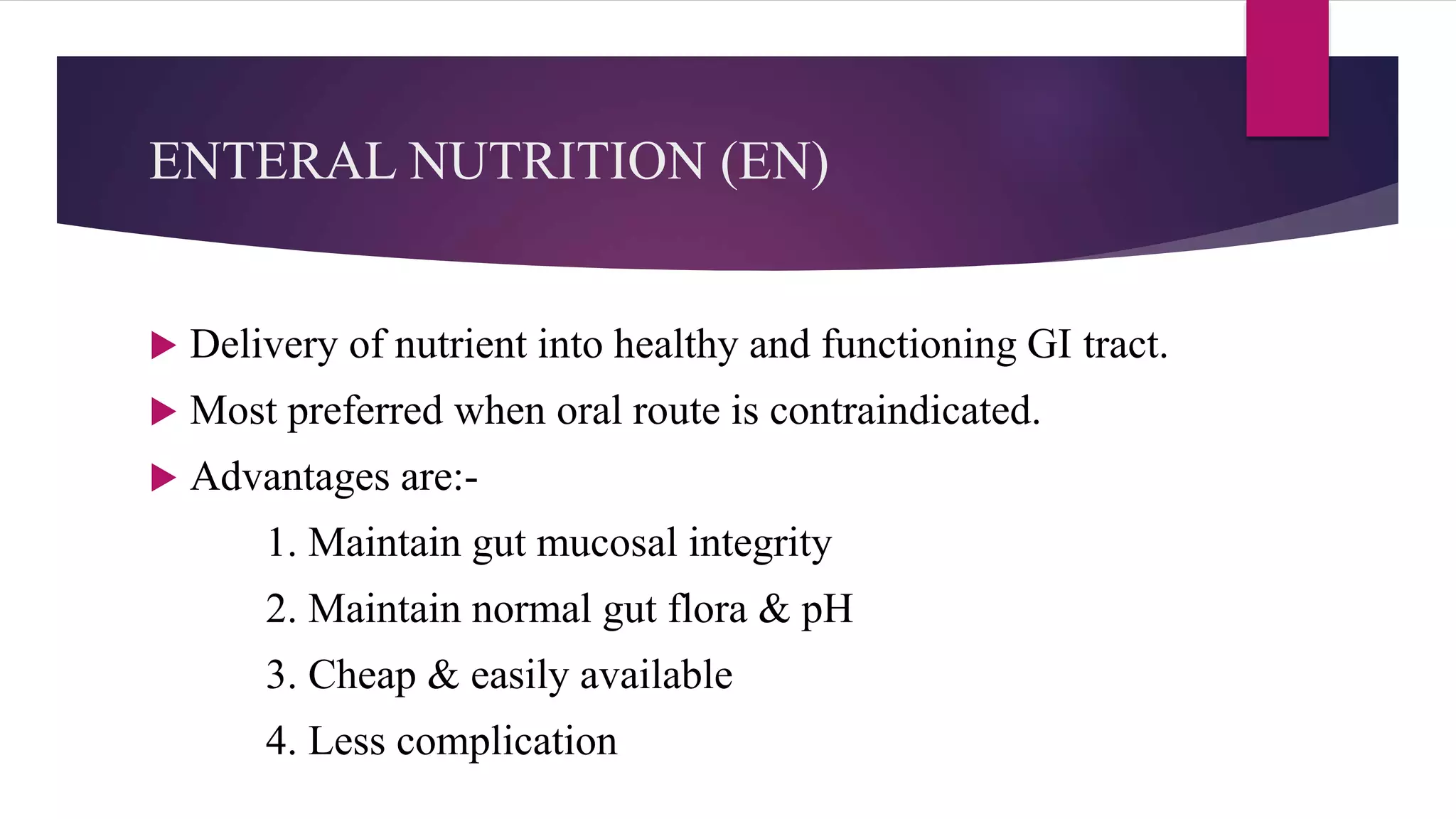 Nutrition in surgical patients | PPTX