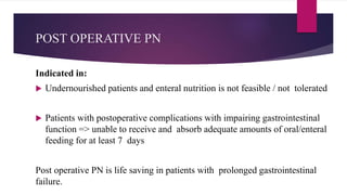 Nutrition in surgical patients | PPTX