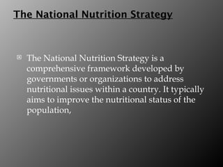 Nutrition Integration.pptx and nutritinal servilence | PPTX
