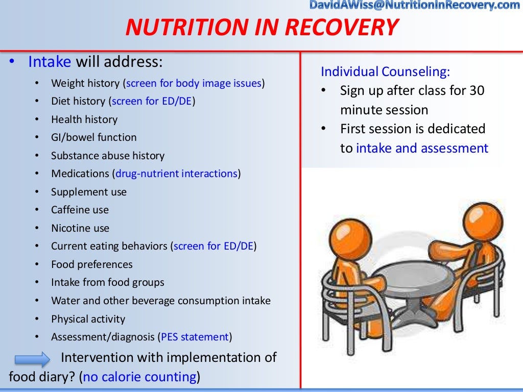 Nutrition Interventions in Addiction Recovery: The Role of the Dietit…