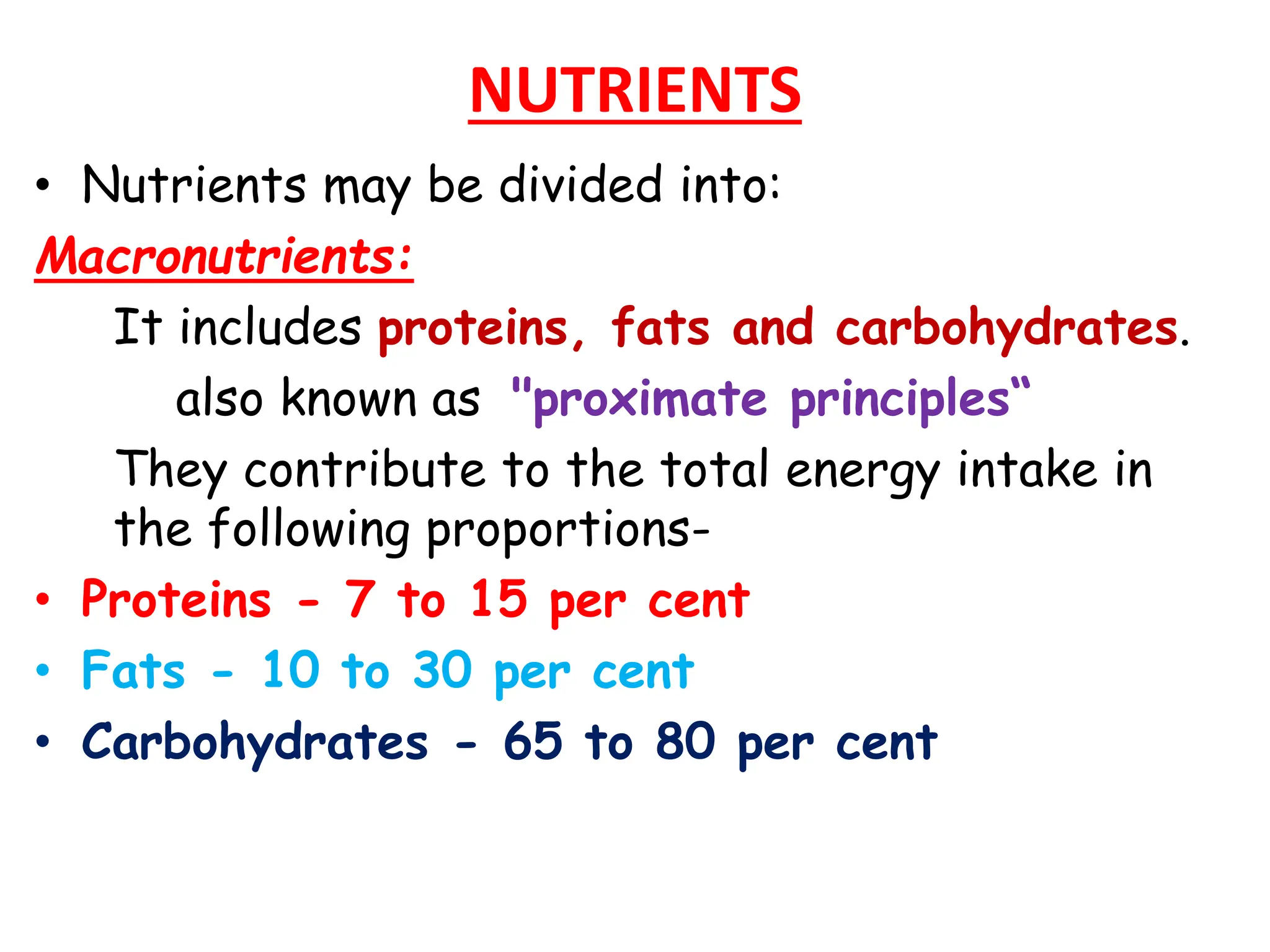Nutrition Introduction for MBBS Students | PPTX