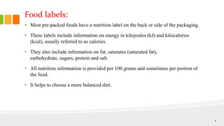 Nutrition labelling | PPTX