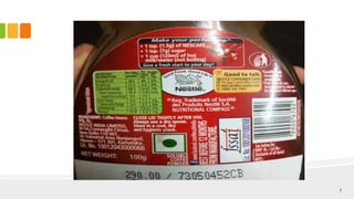 Nutrition labelling | PPTX