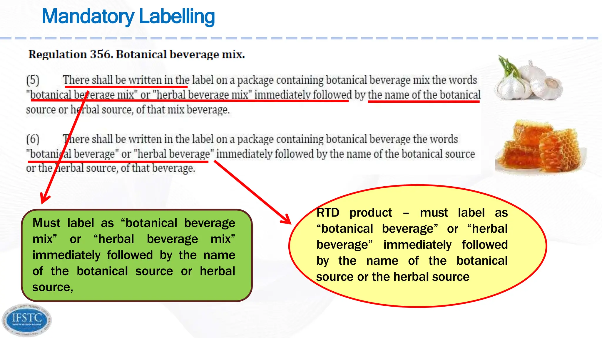 Nutrition Labelling and Claims + Labelling Requirement for Food ...