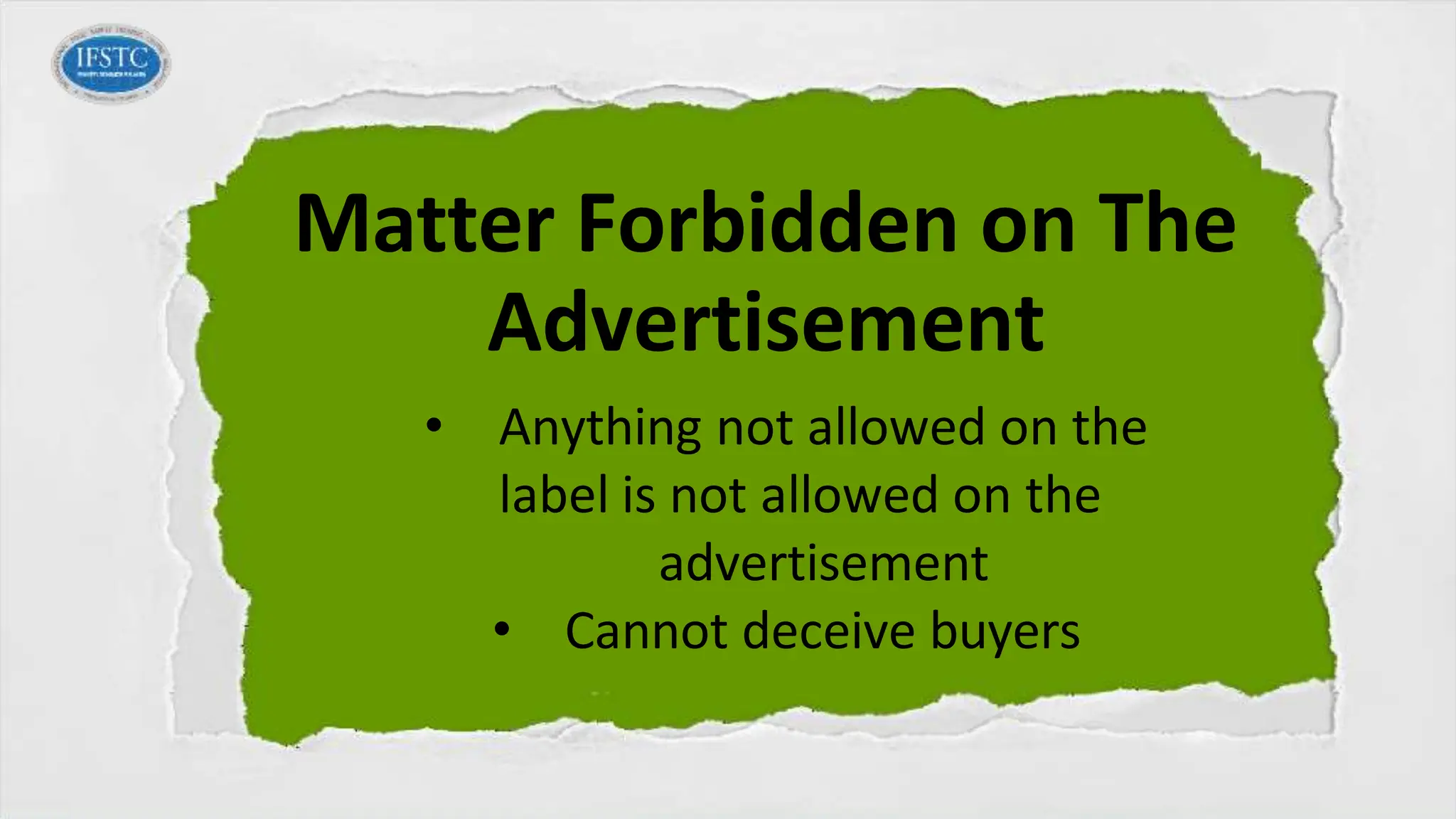 Nutrition Labelling and Claims + Labelling Requirement for Food ...