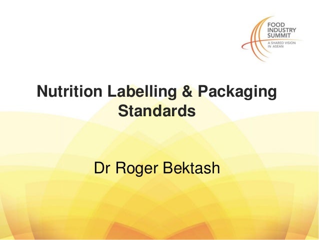 Nutrition Labelling Standards - Design Talk