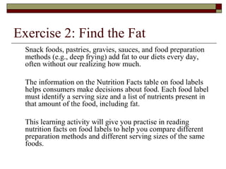 Nutrition lesson 3 | PPT
