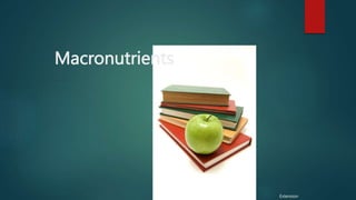 Nutrition Macronutrients.pptx