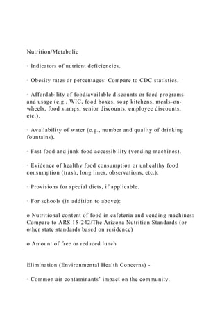 NutritionMetabolic · Indicators of nutrient deficiencies. .docx