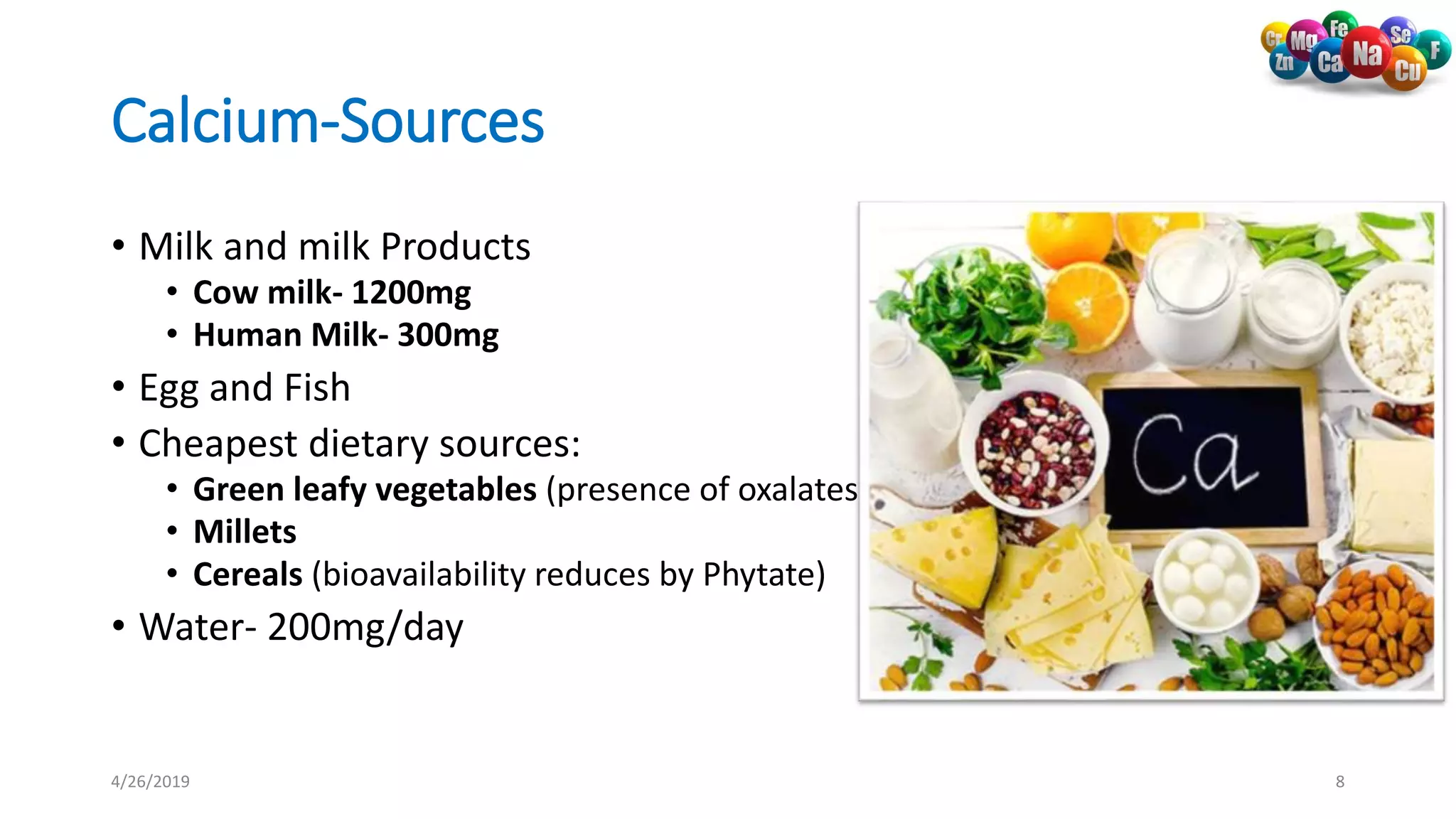 Nutrition - minerals | PPTX