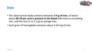Nutrition - minerals | PPTX