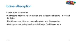 Nutrition - minerals | PPTX
