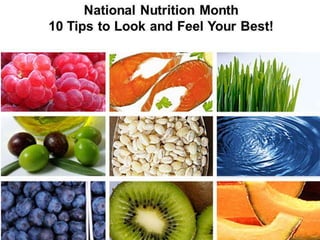 Nutrition Month Tips | PPT