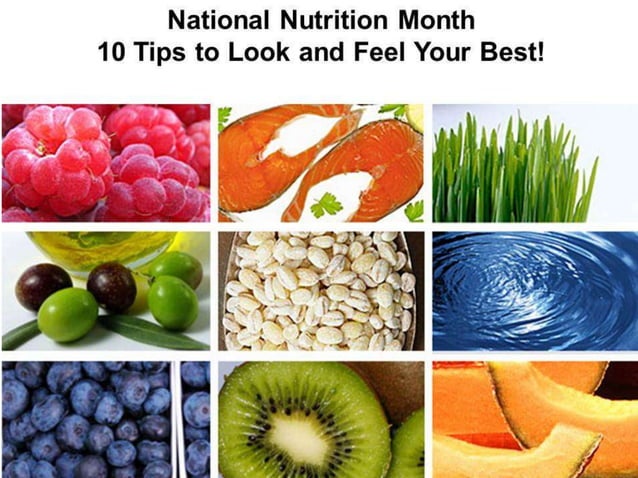 Nutrition Month Tips | PPTX