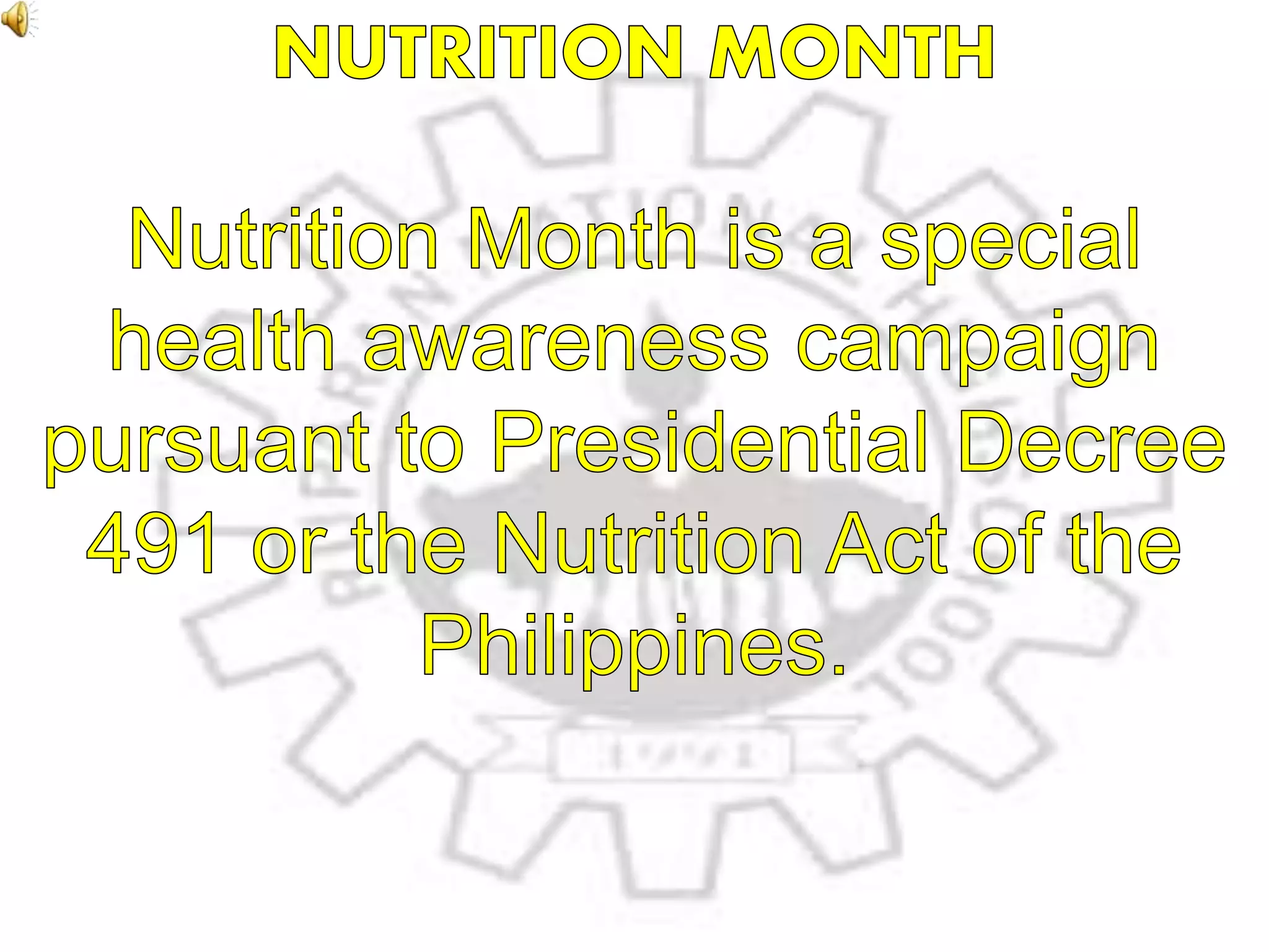 Nutrition month quiz ball 2016 | PPSX