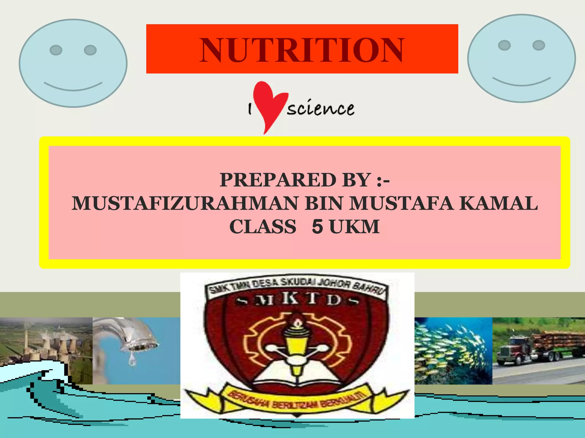 Nutrition (Chapter 2 Form 5) | PPTX