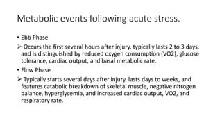 Nutritional support and fluid therapy in surgery | PPTX