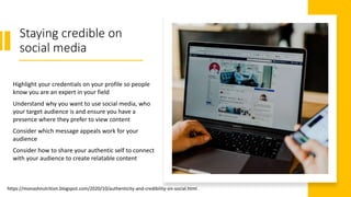 Nutrition noise and misinformation in today’s media and social media ...