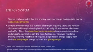 Nutrition of judo | PPTX