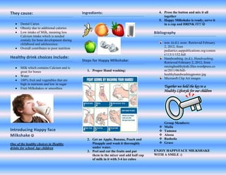 Nutrition pamphlet | PPT