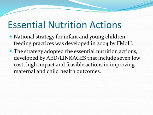 Nutrition POLICIES AND PROGRAM - ETHIOPIAN CONTEXT.pptx | Parenting Babies and Toddlers | Parenting