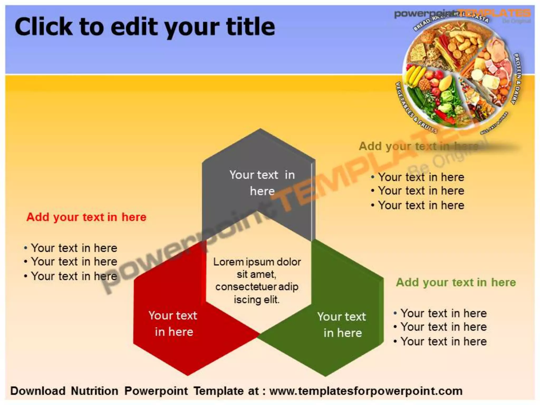 Nutrition Powerpoint Template - Templates for PowerPoint | PPTX