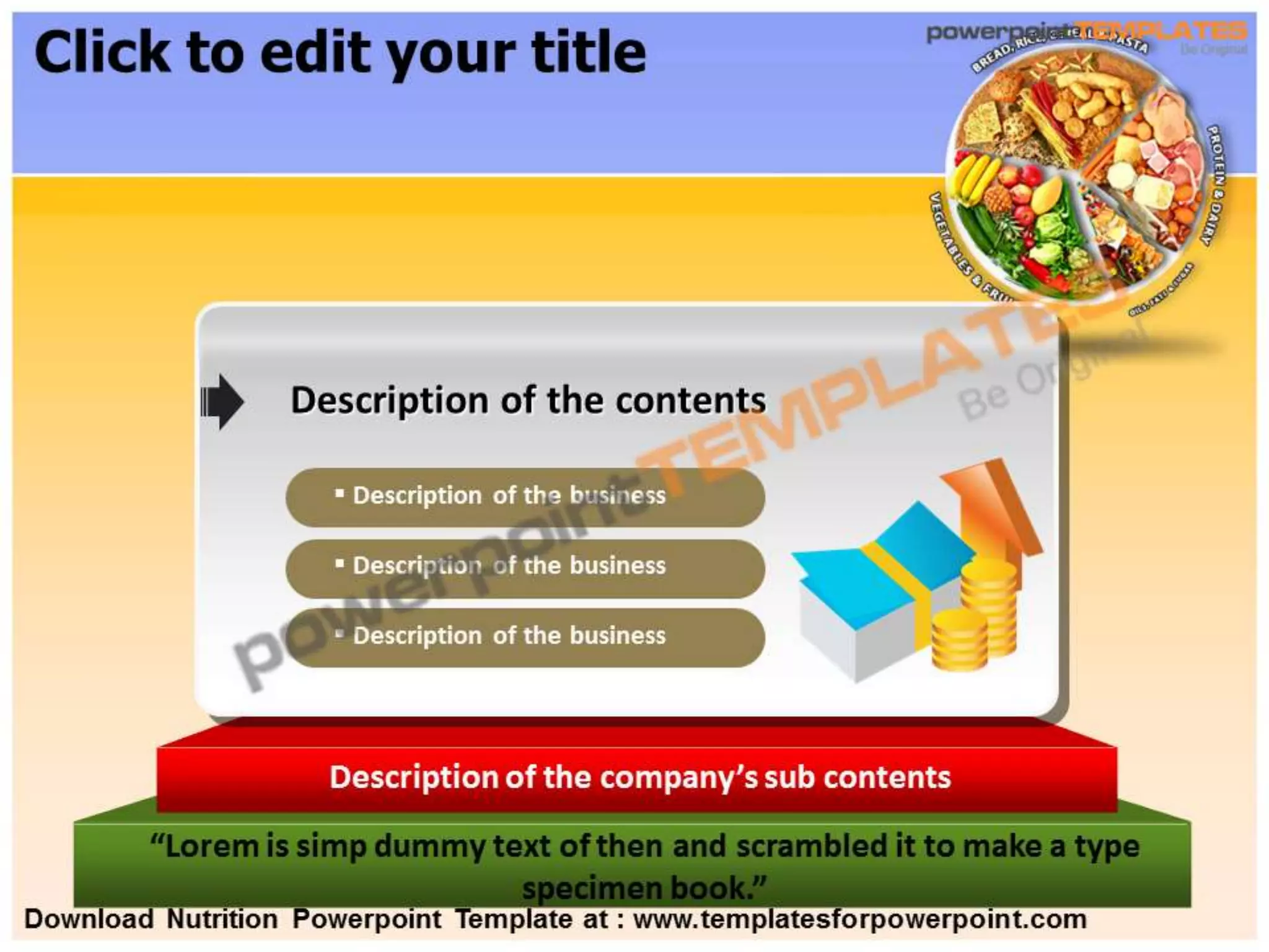 Nutrition Powerpoint Template - Templates for PowerPoint | PPTX