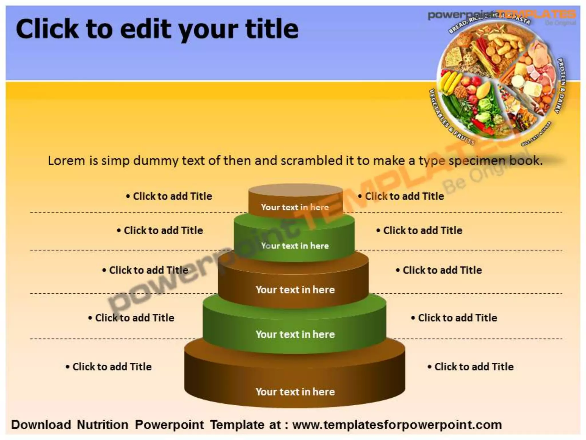 Nutrition Powerpoint Template - Templates for PowerPoint | PPTX