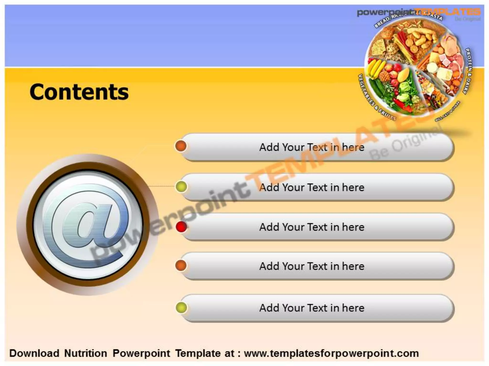 Nutrition Powerpoint Template - Templates for PowerPoint | PPTX