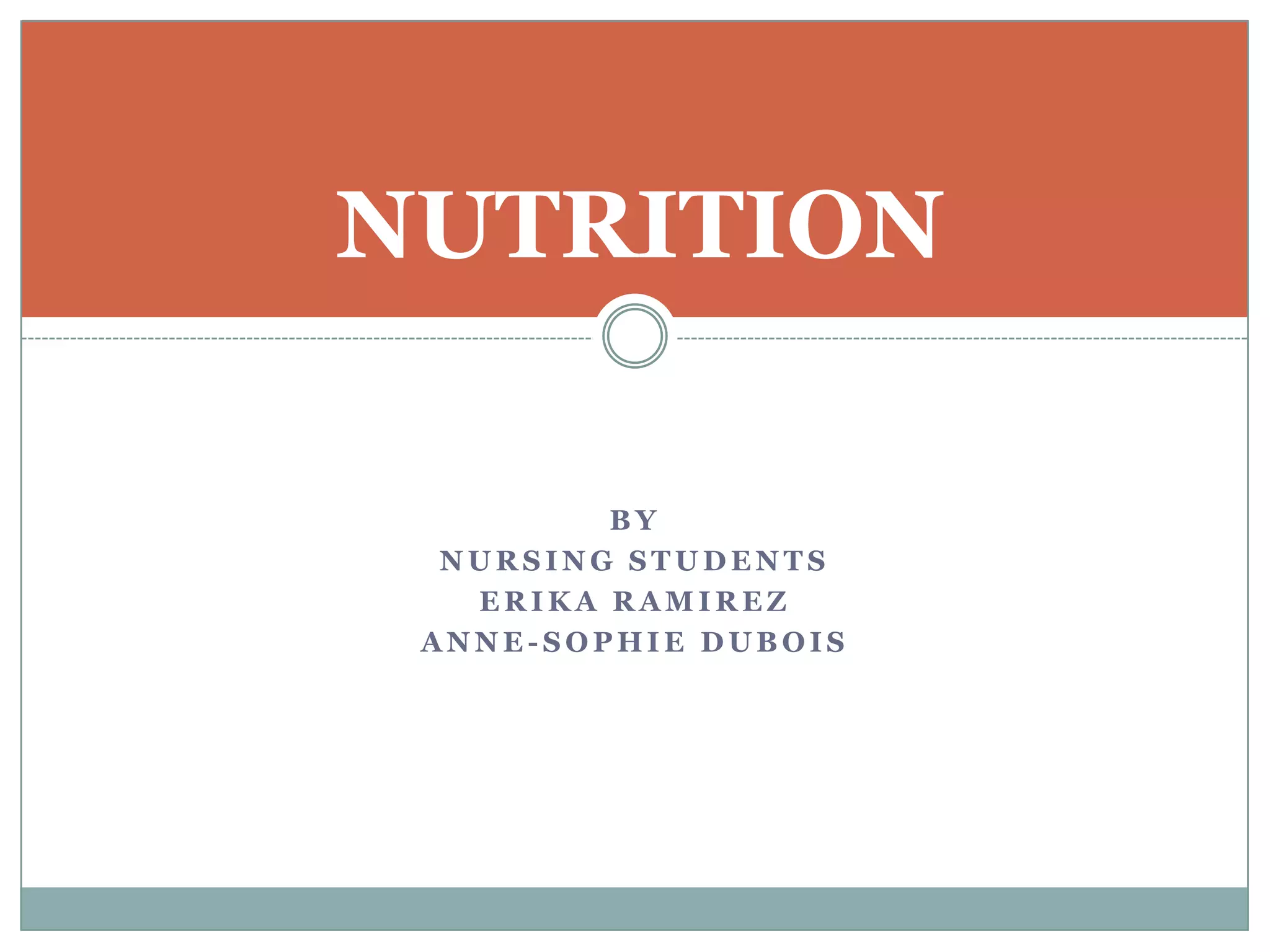 Nutrition ppt | PPTX
