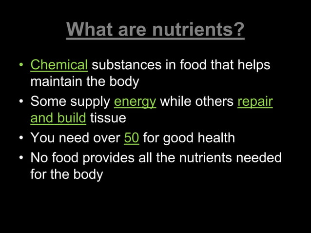 Nutrition ppt | PPT