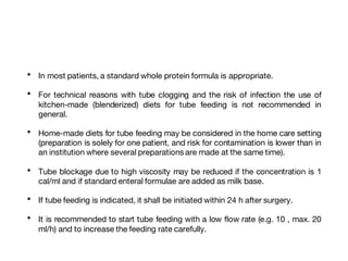 role of nutrition in surgical critical care patients | PPT