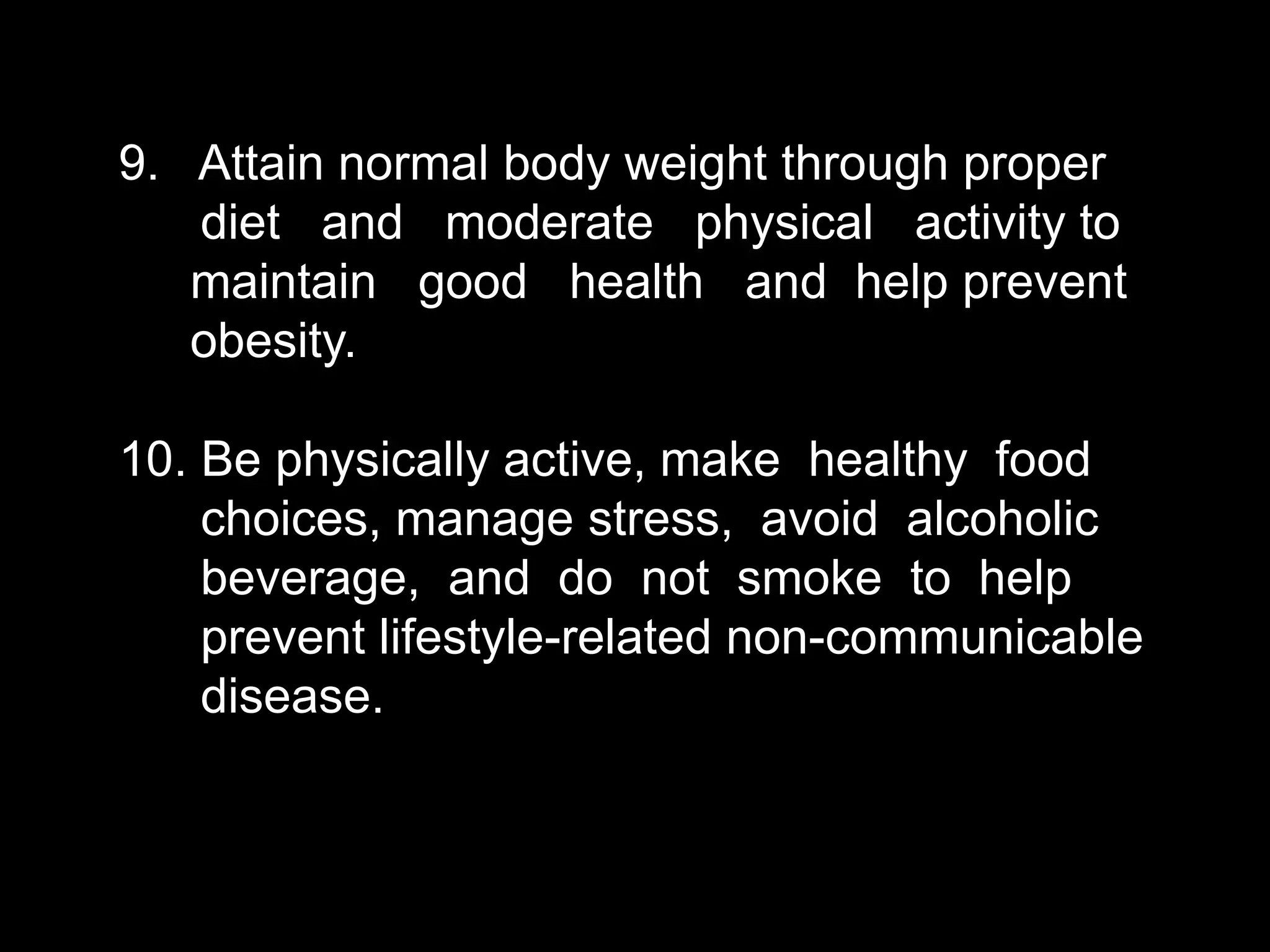 Nutrition Presentation | PPT