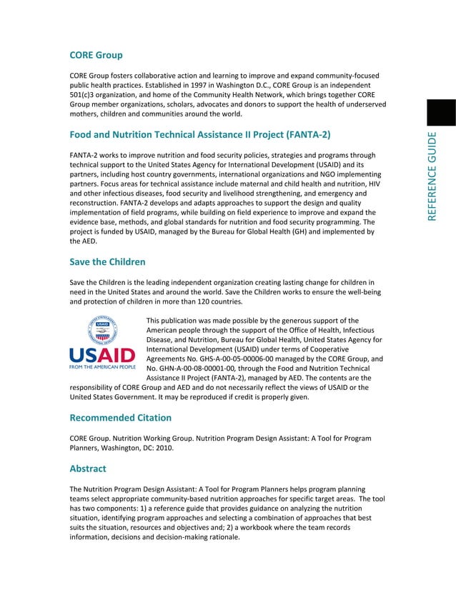 Nutrition program design and planning | PDF | Healthy Cooking and ...