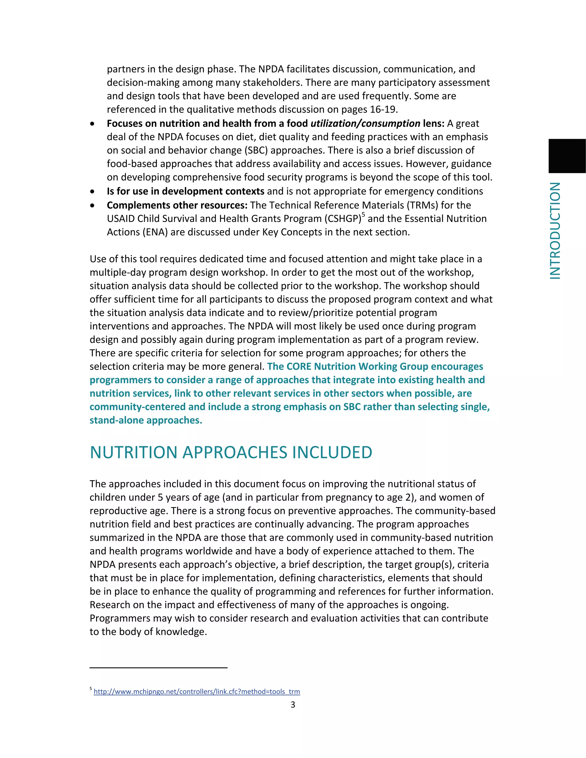 Nutrition program design and planning | PDF