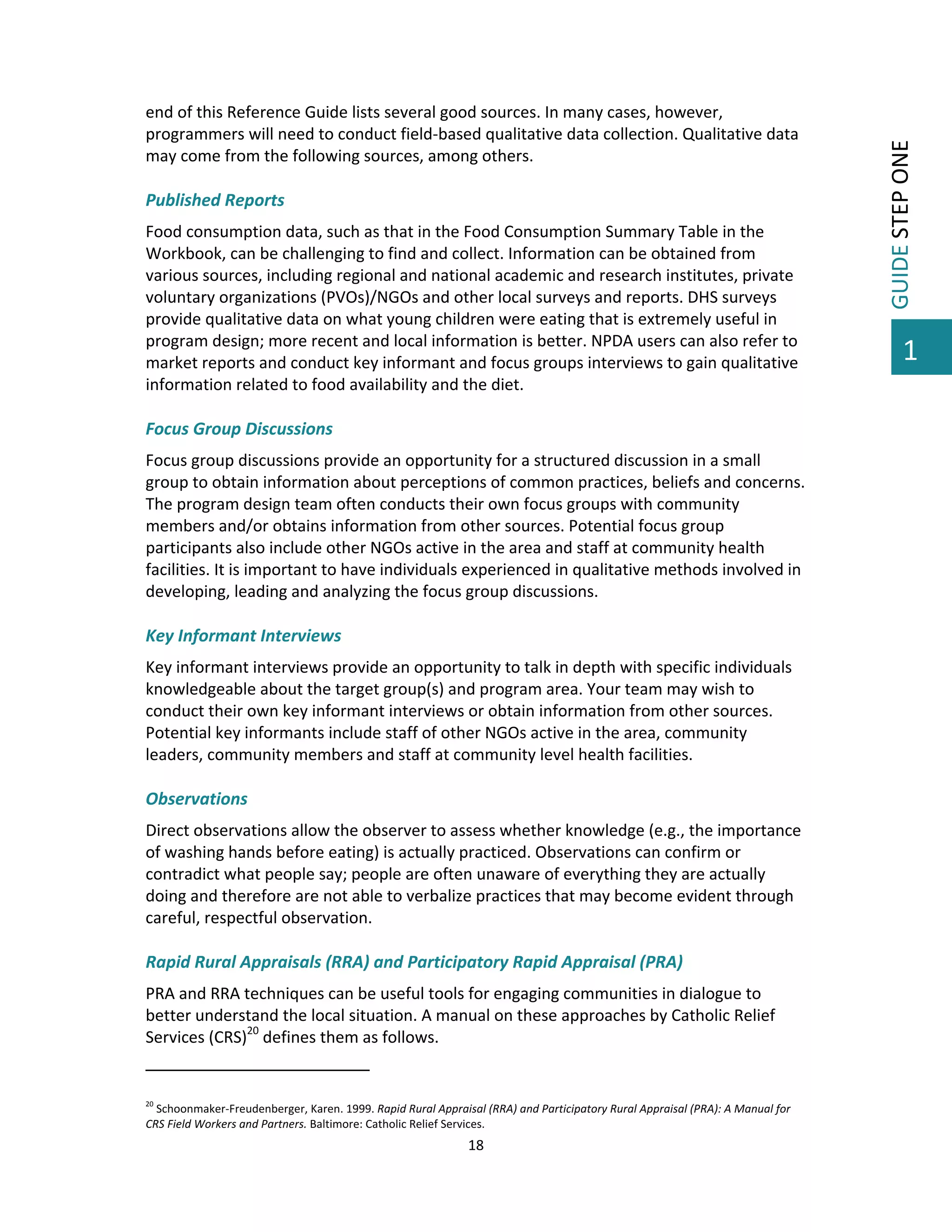 Nutrition program design and planning | PDF