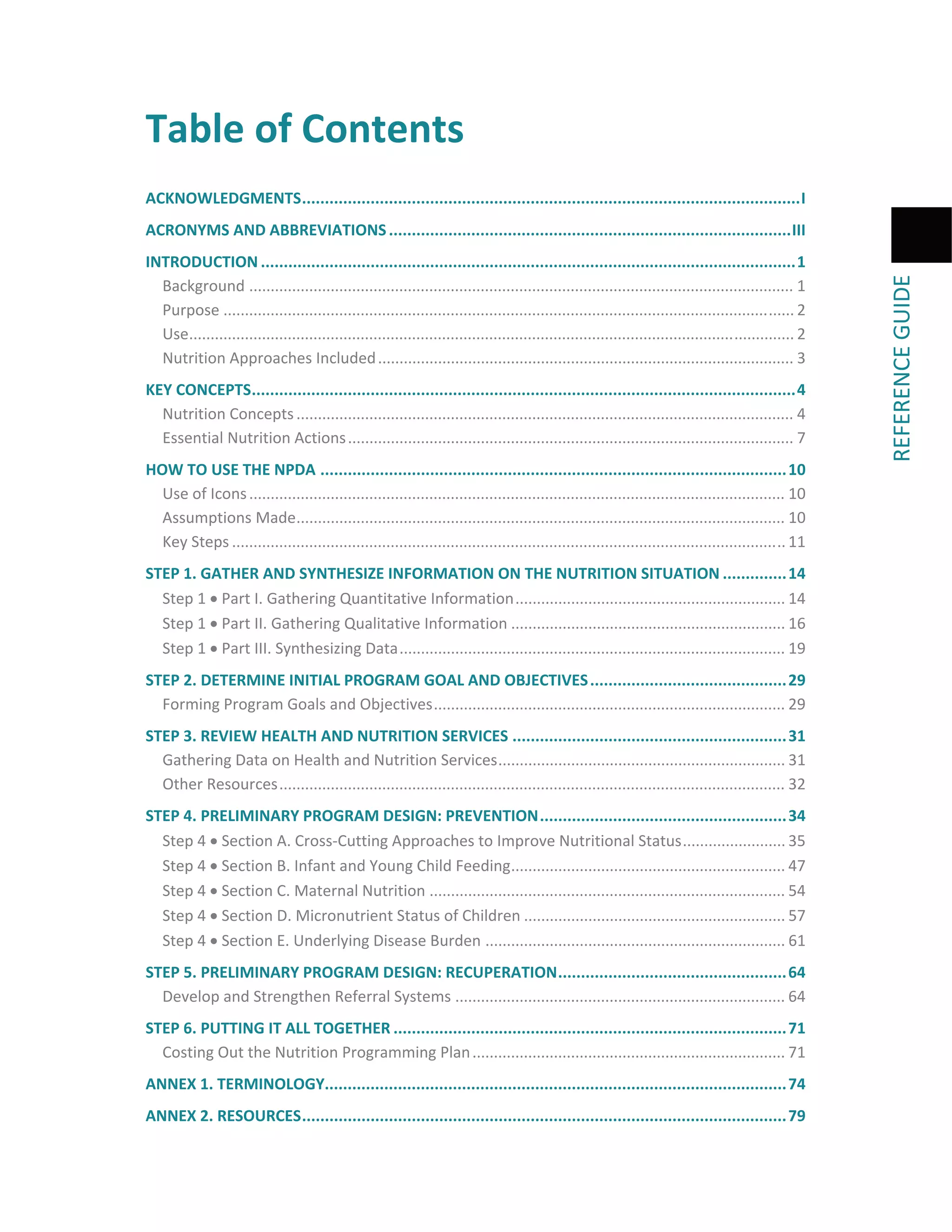 Nutrition program design and planning | PDF