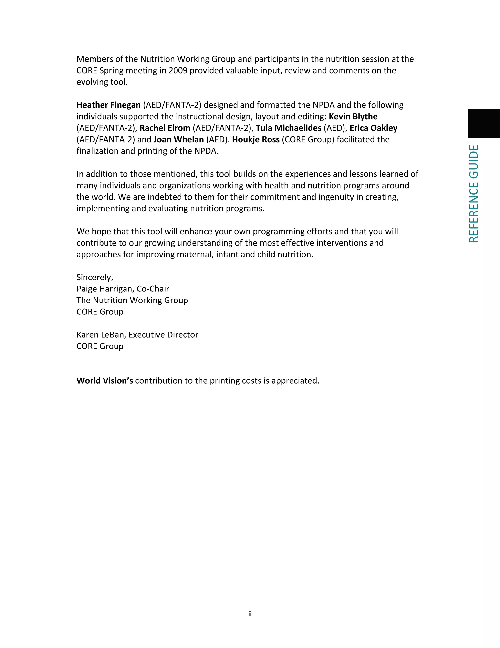 Nutrition program design and planning | PDF