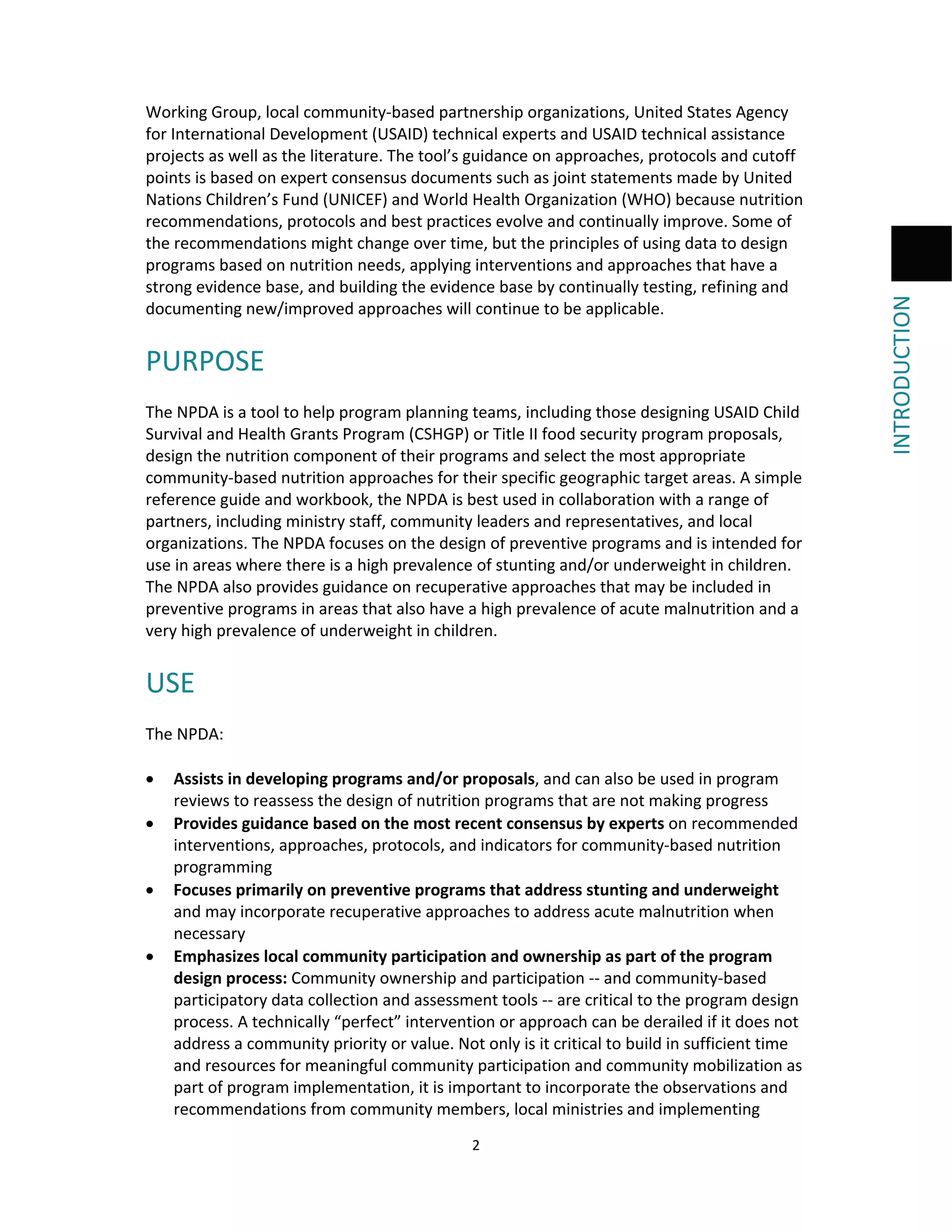 Nutrition program design and planning | PDF