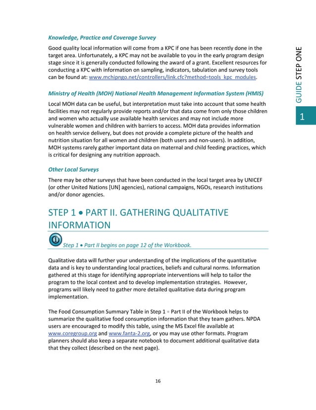 Nutrition program design and planning | PDF