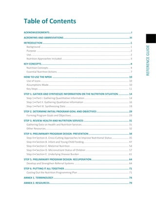 Nutrition program design and planning | PDF