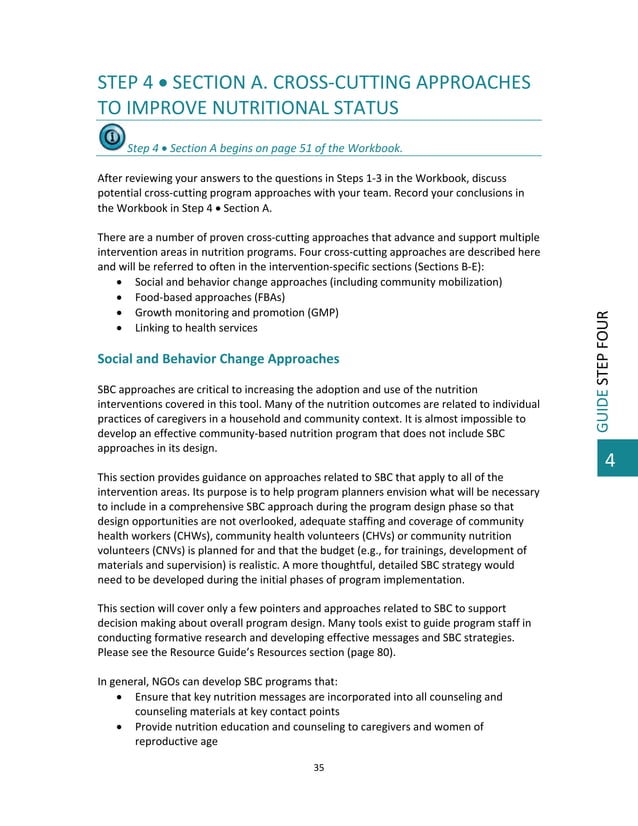 Nutrition program design and planning | PDF